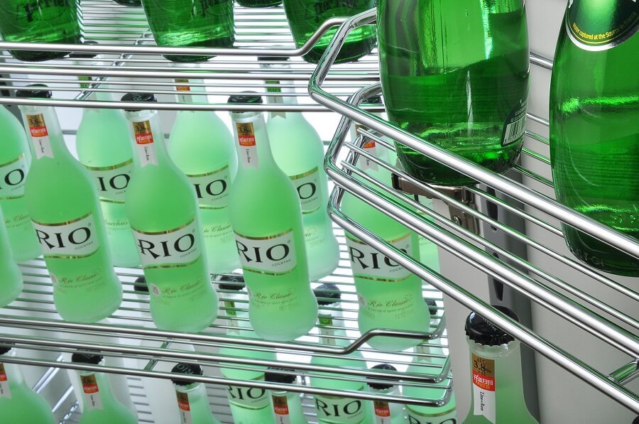 Kệ đồ khô 4,6 tầng thép mạ Crom GROB UB-445 UB-645 UB-460 UB-660 dạng nan