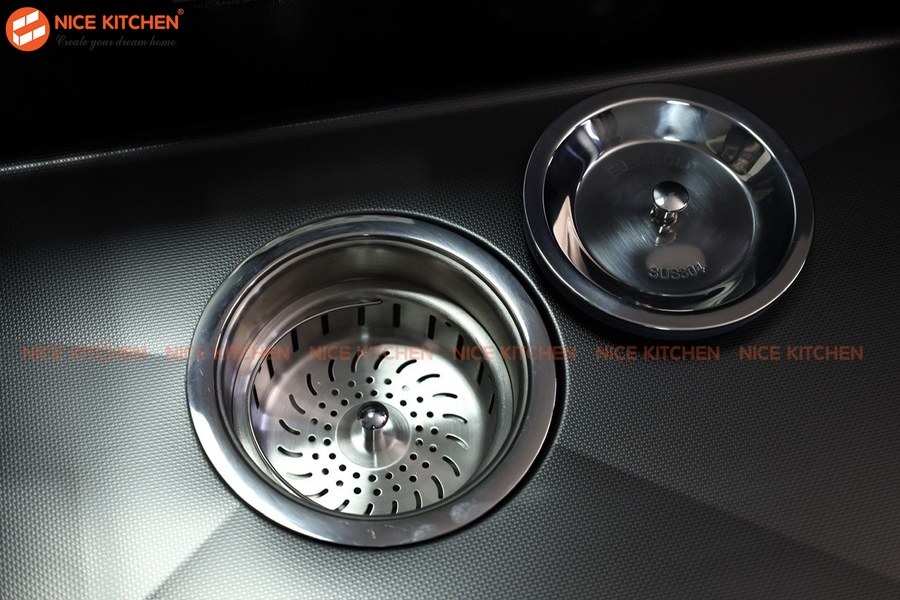 Chậu rửa bát 1 hộc inox SUS304 EUROGOLD EUC18045ED